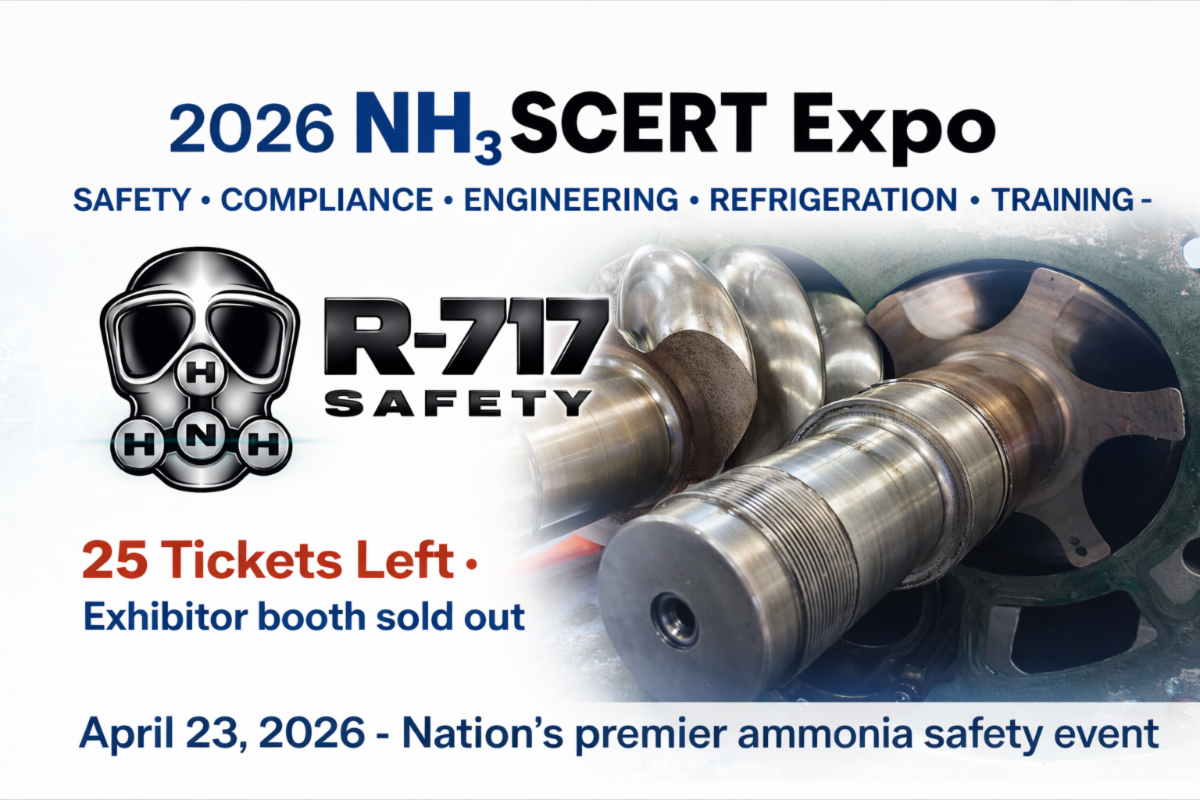 25 Tickets Left - NH3 Safety - Compliance - Engineering - Refrigeration ...
