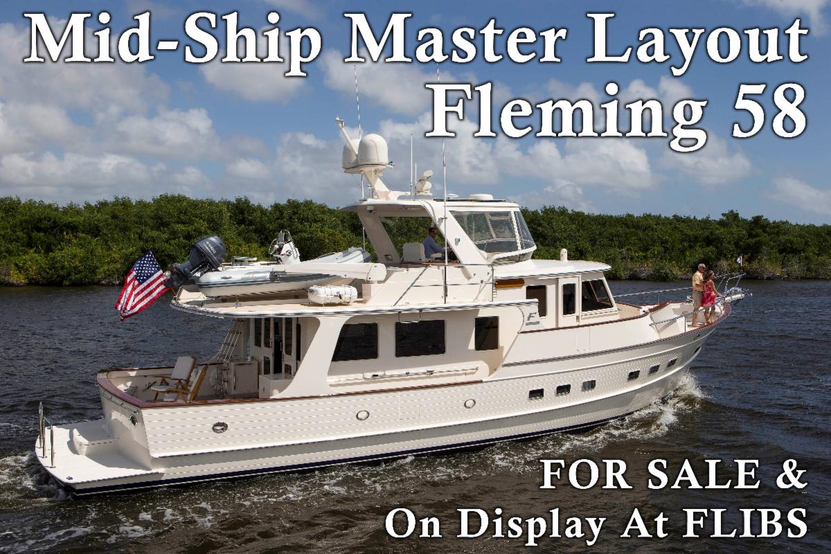 Mid-Ship Fleming 58 For Sale At FLIBS & New Asking Price For 2006 ...