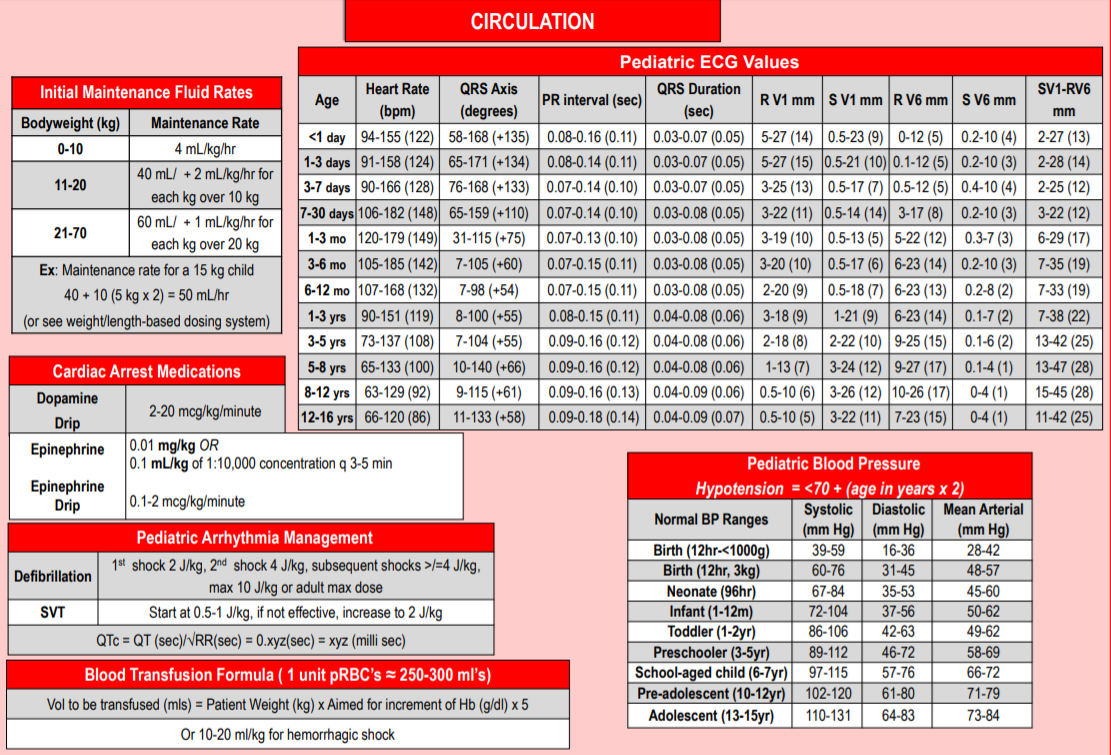 The PEARL No. 37: Preparing for Cardiac Emergencies: Pediatric ECGs