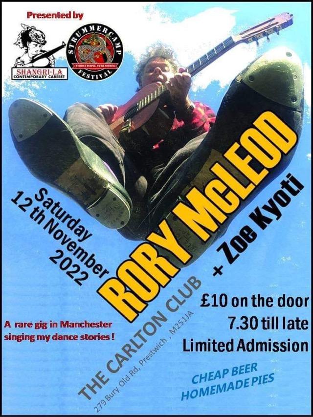 Rory McLeod U.K. Tour UPDates August-November 2022