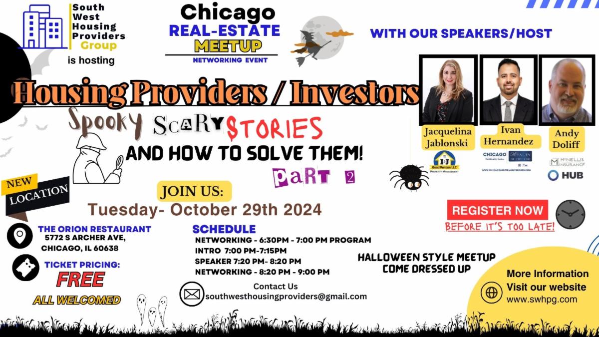 SWHPG Networking Event Oct 29th 24- Spooky Scary Stories and how to ...