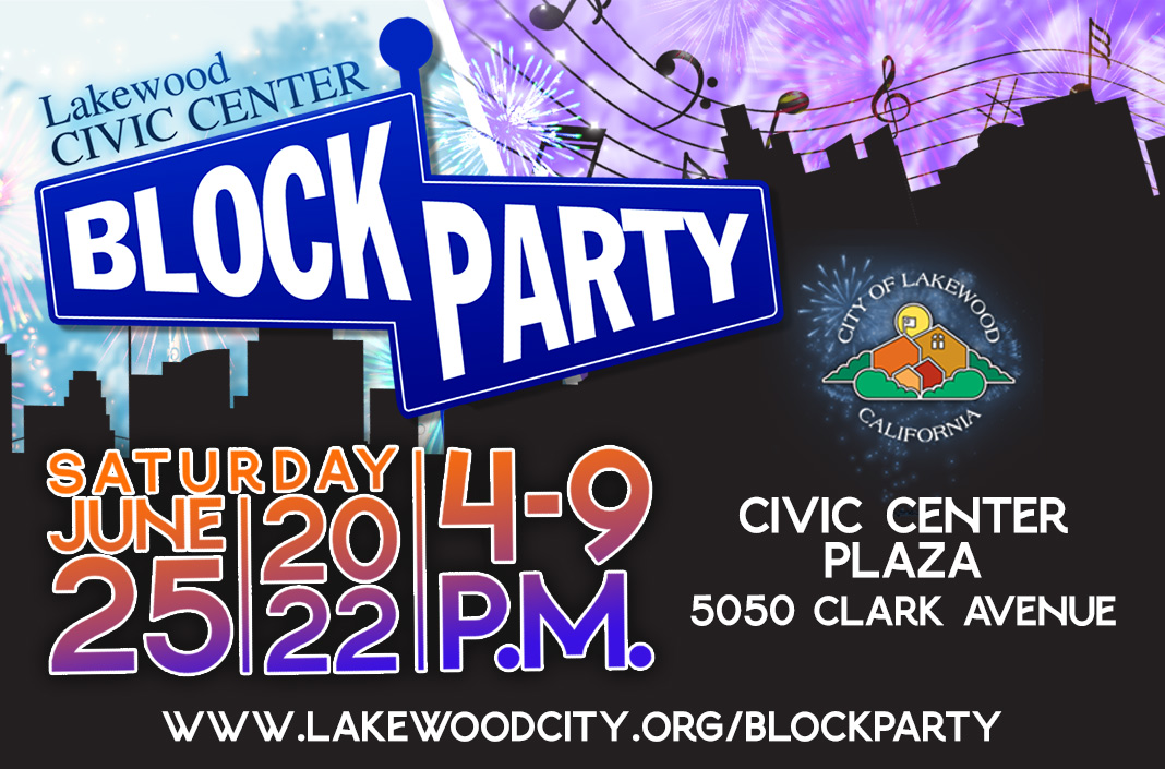 WE'RE BACK!! Civic Center Block Party proudly returns Saturday, June 25