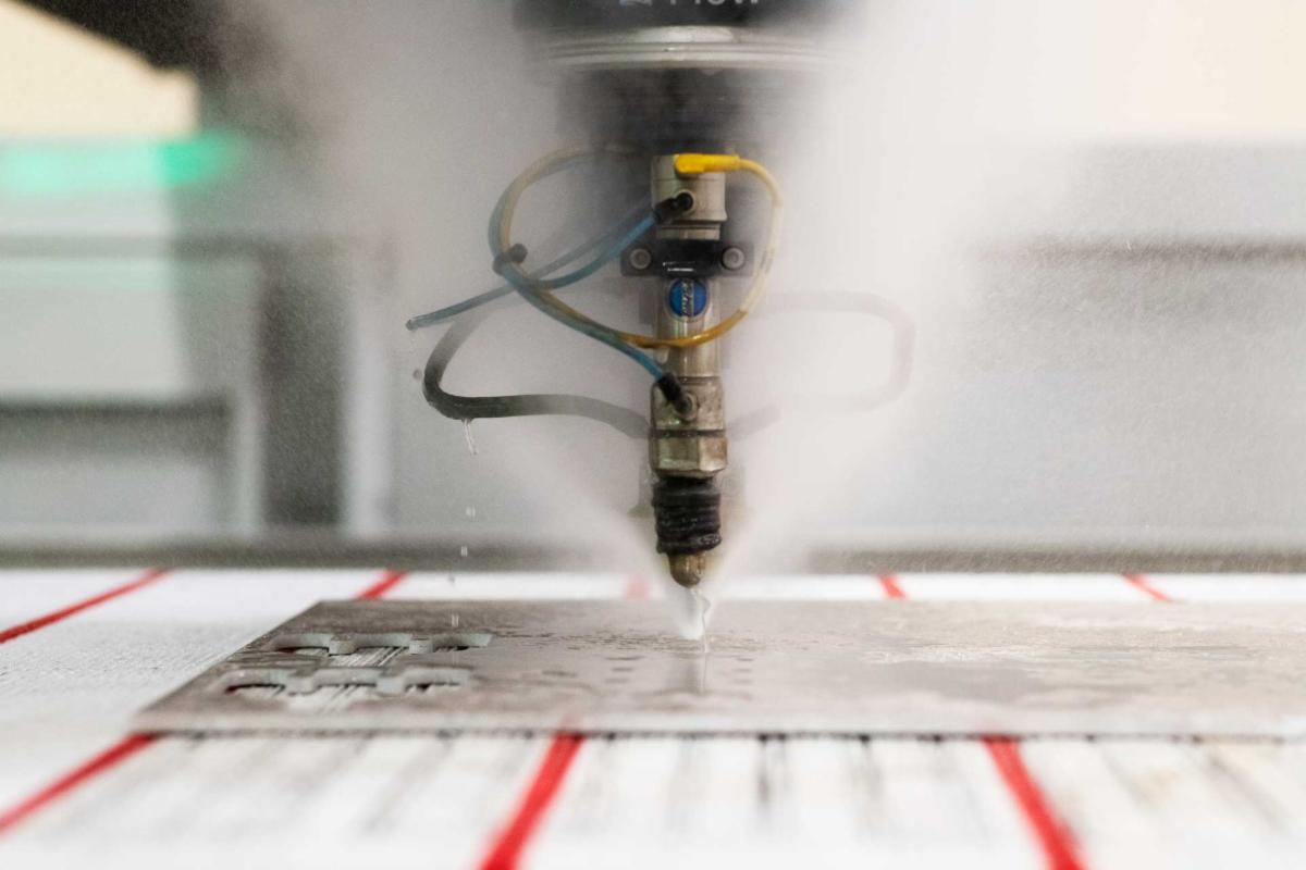 Introducing the Flow WaterJet Mach 200 With 5-Axis Capability!