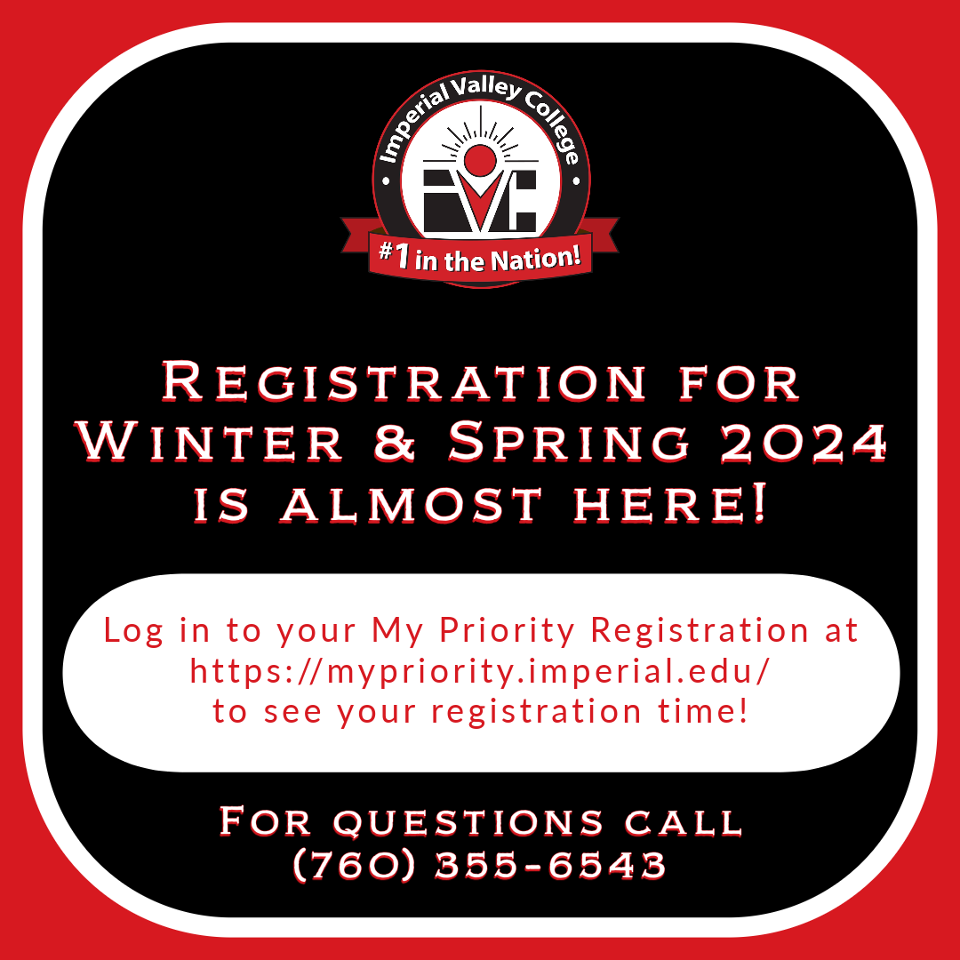 Important information regarding PRIORITY REGISTRATION