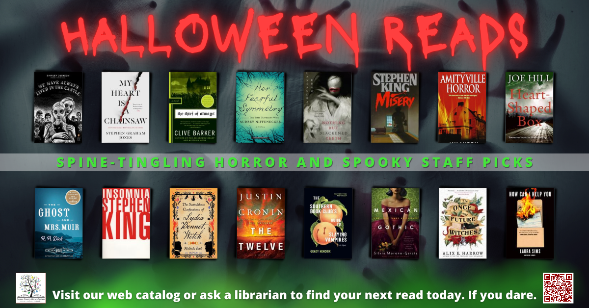 Spooky Staff Reads and Halloween Happenings at Your Library