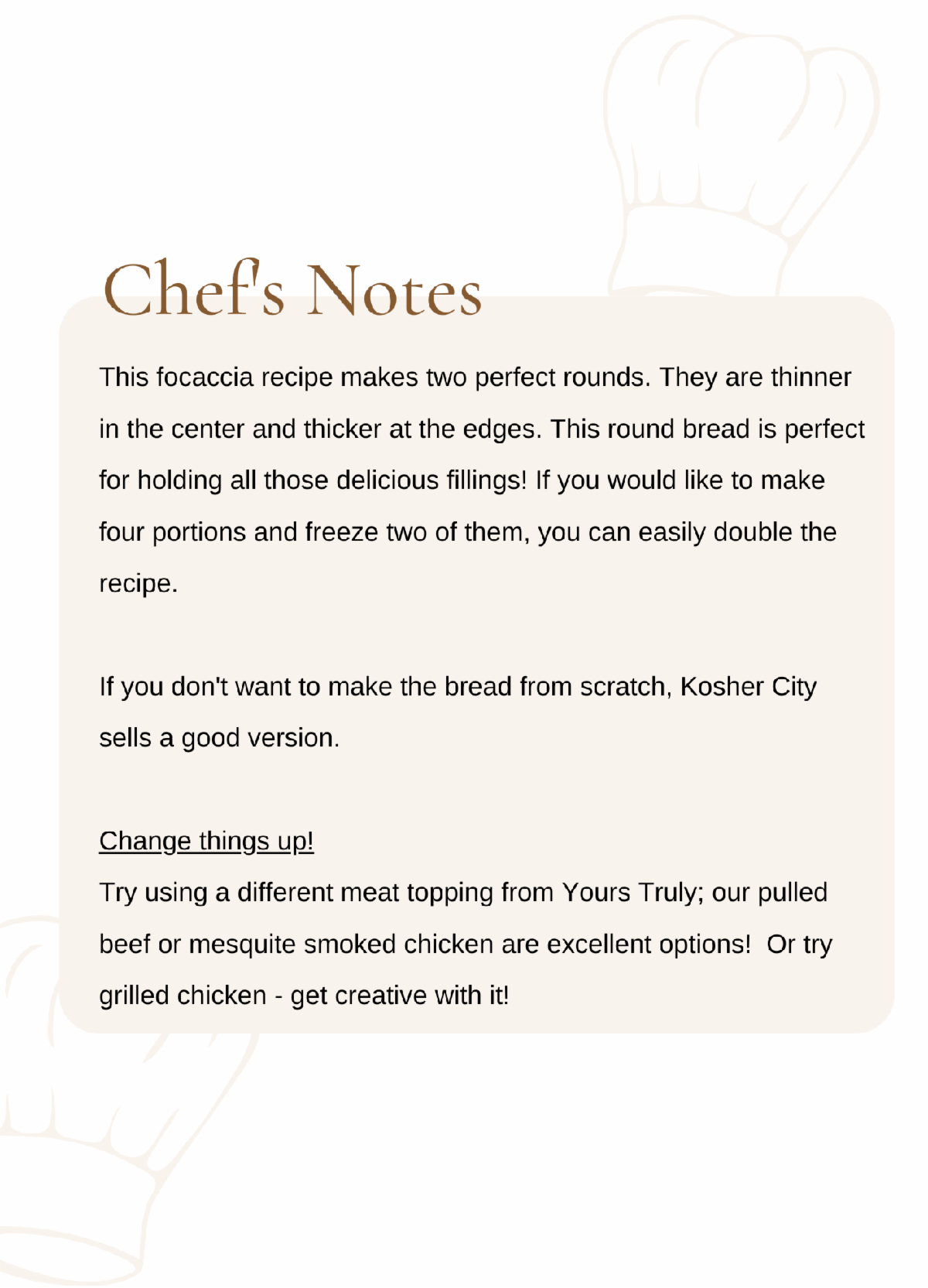 New recipe inside!