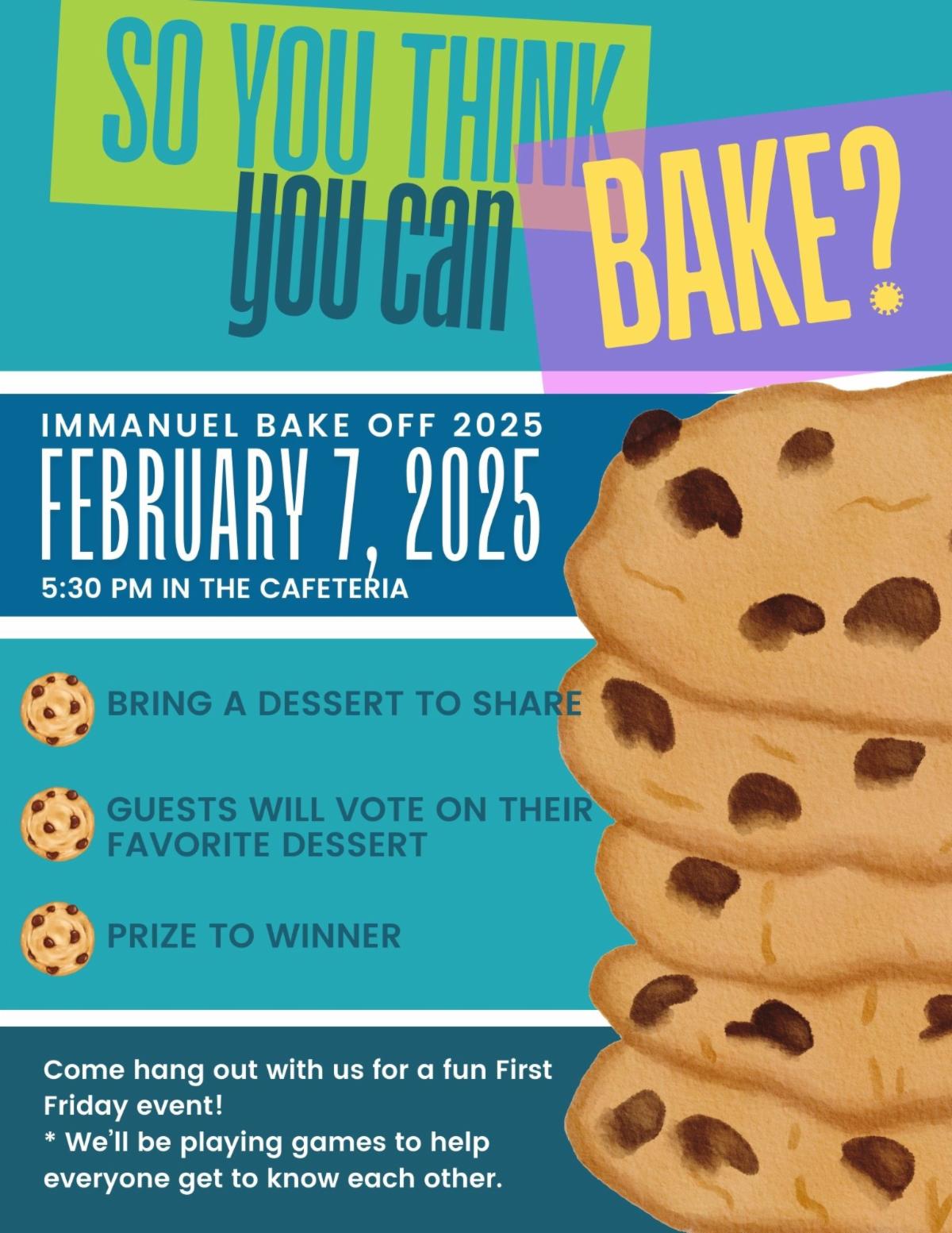 Dessert Bake Off Event