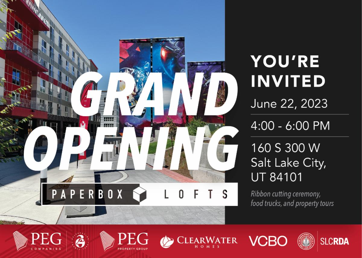 Paperbox Lofts Grand Opening Event