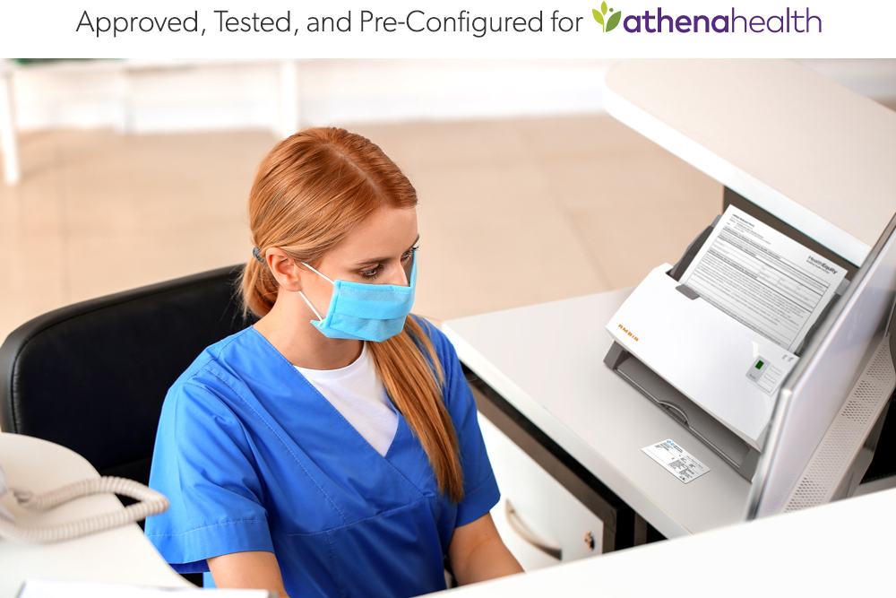 Document & Card scanning approved, tested, and preconfigured for athenaOne
