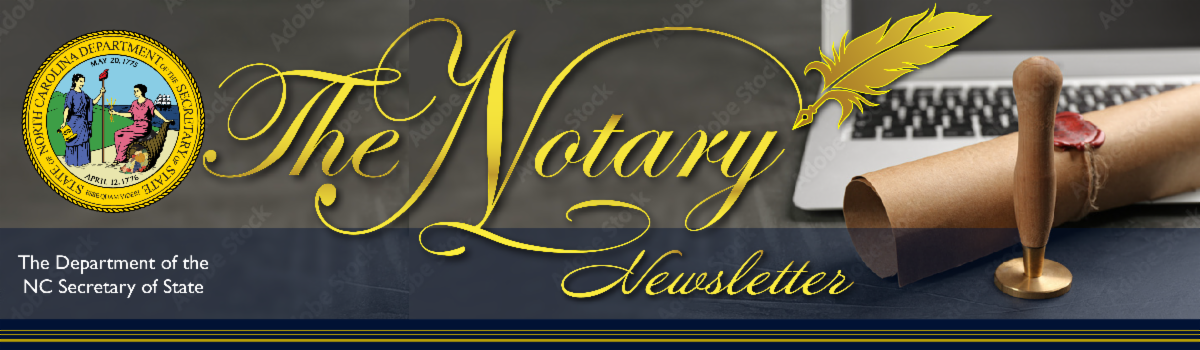 The March 2023 Notary News from the NC Secretary of State