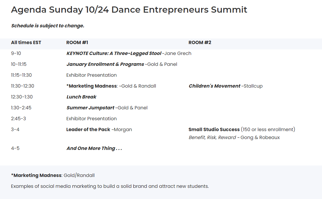 Looking for Ambitious Dance Studio Owners
