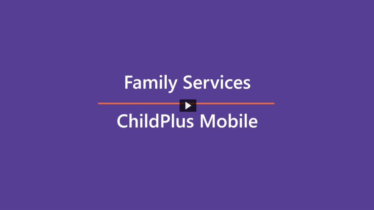 Focus on Family Services - ChildPlus Can Help