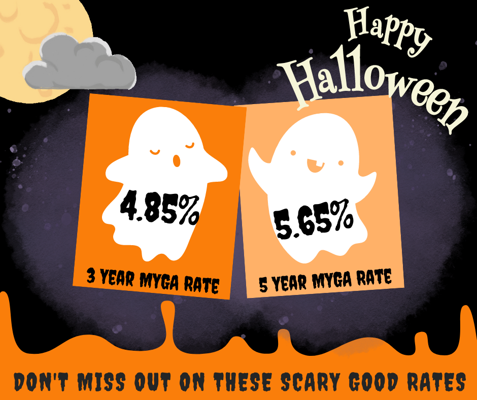 Scary Good MYGA Rates Effective 10.31.22