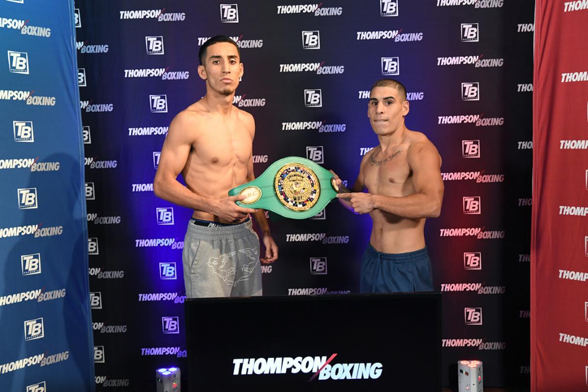 Boxing Weights From Ontario, CA - Torres vs. Mino - REAL COMBAT MEDIA