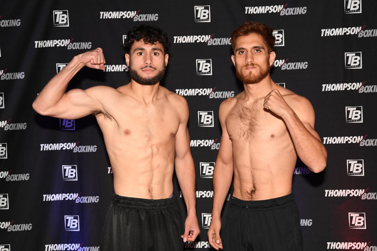 Thompson Boxing Weights & Photos From Ontario, CA - REAL COMBAT MEDIA