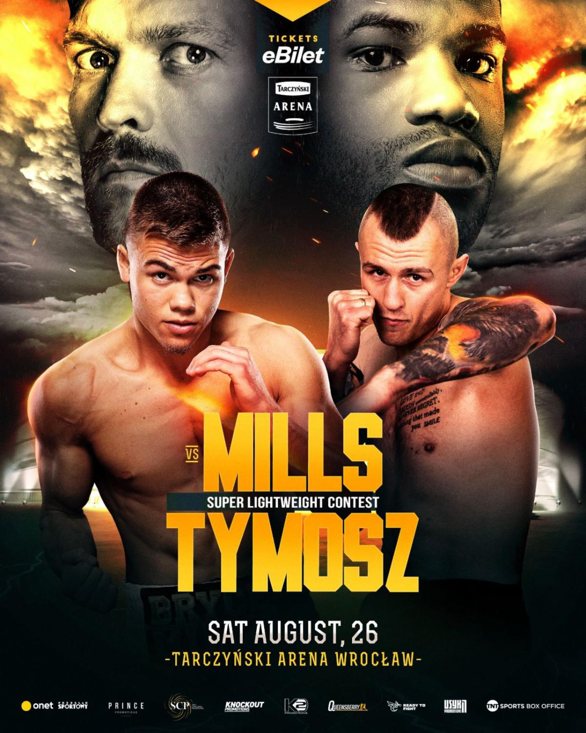 Bryce Mills Set to Face Damian Tymosz on Usyk vs Dubois Card in Poland ...