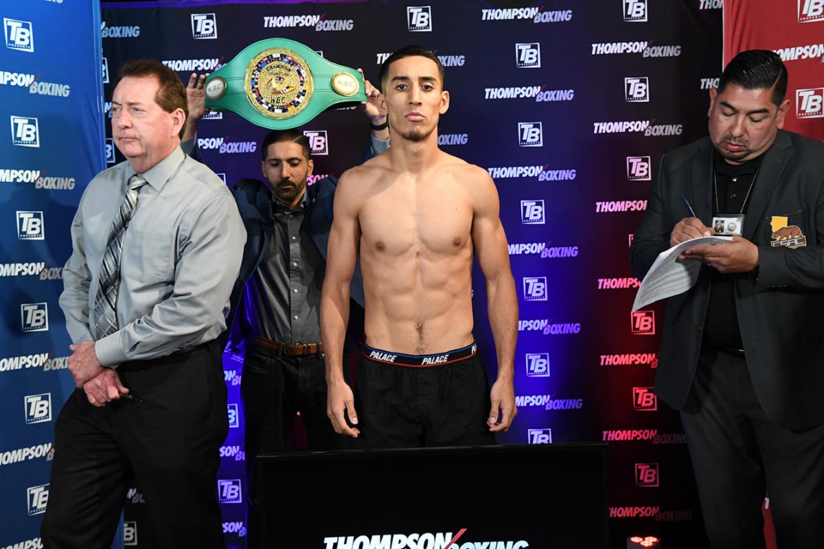 Boxing Weights From Ontario, CA - Torres vs. Mino - REAL COMBAT MEDIA