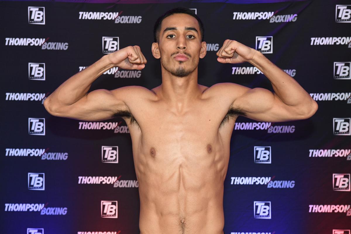 Thompson Boxing Weights & Photos From Corona, CA - REAL COMBAT MEDIA