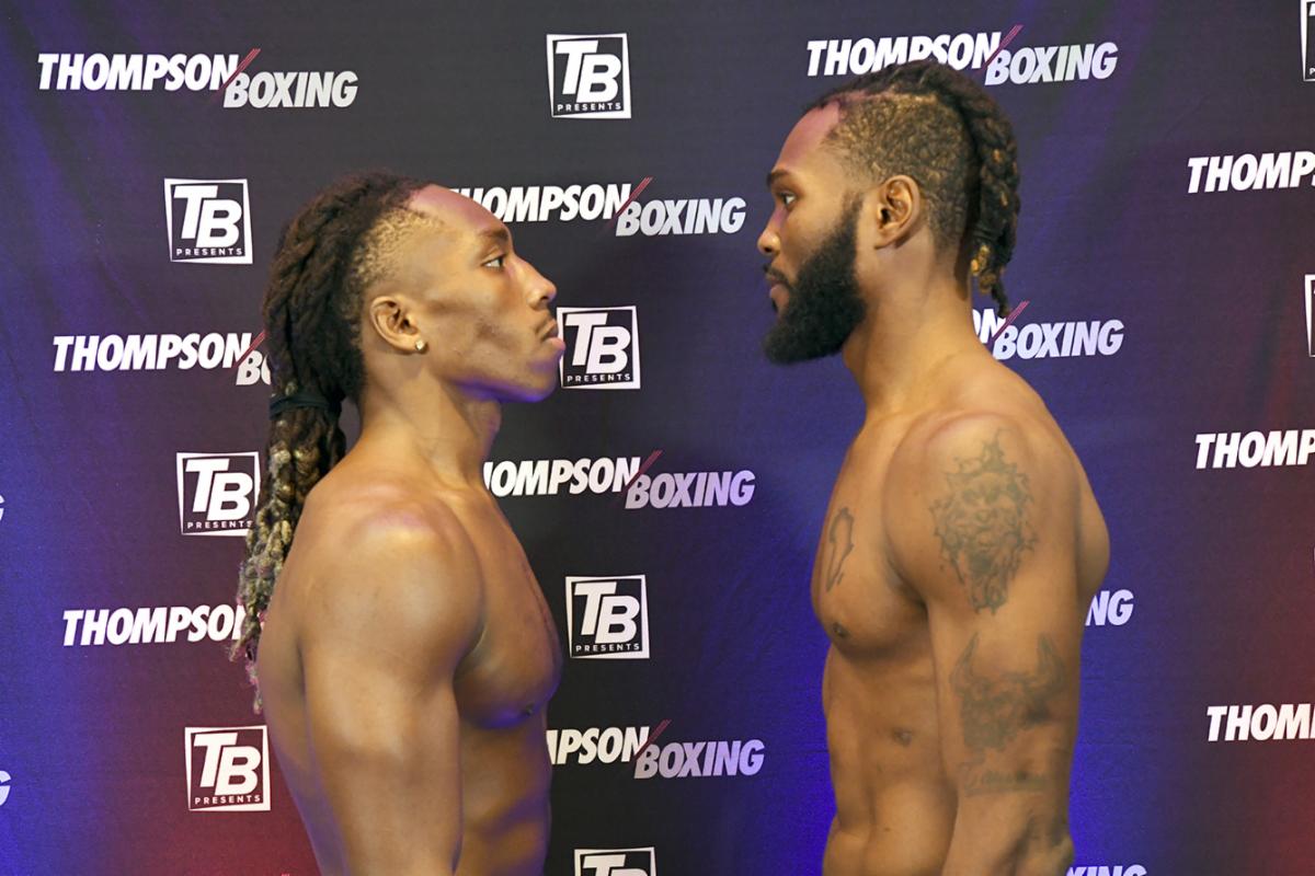 Thompson Boxing Weights & Photos From Sacramento, CA - REAL COMBAT MEDIA