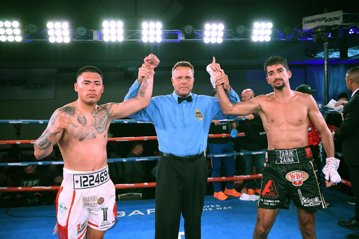 Jesus Saracho and Tarik Zaina Fight to Majority Draw on Thompson Boxing ...