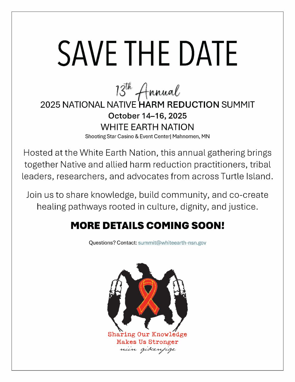 National Native Harm Reduction Summit