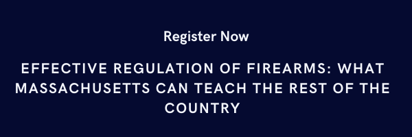 New Webinar Effective Regulation of Firearms