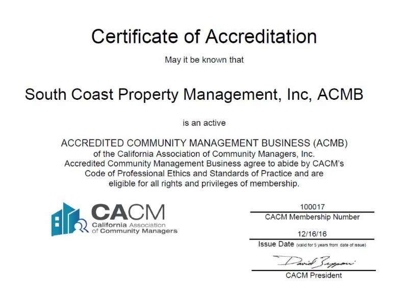 South Coast Property Management Newsletter