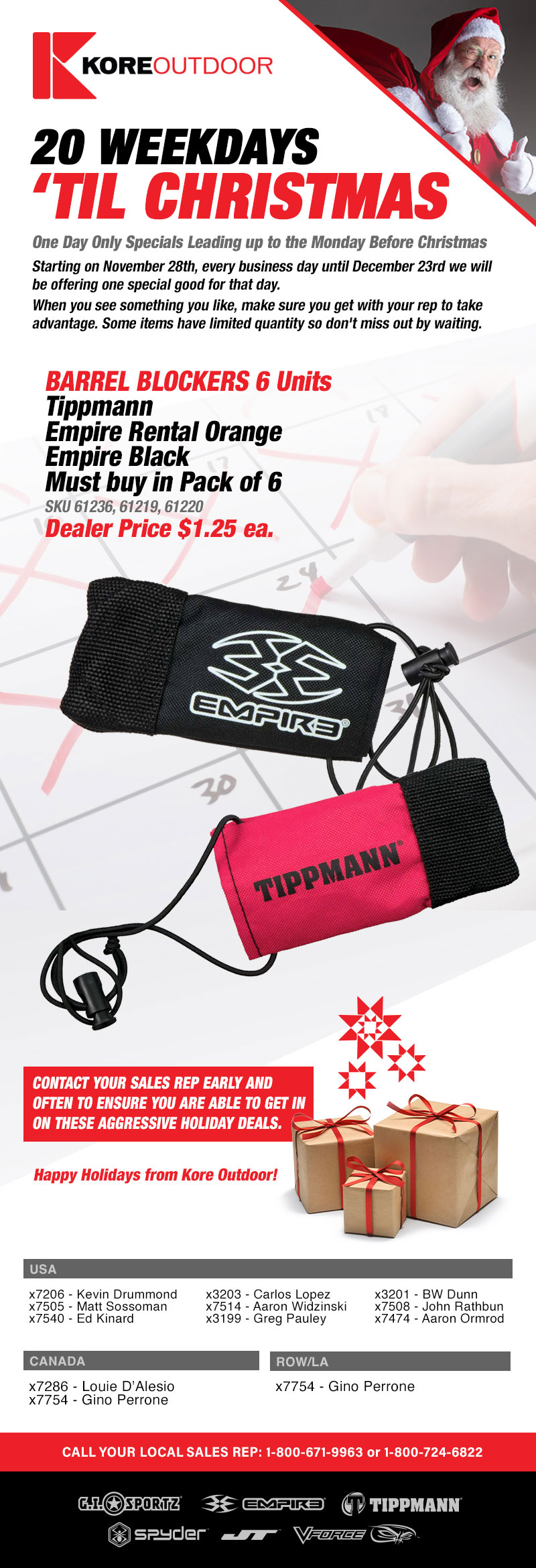 One Day Only Special - Barrel Blockers