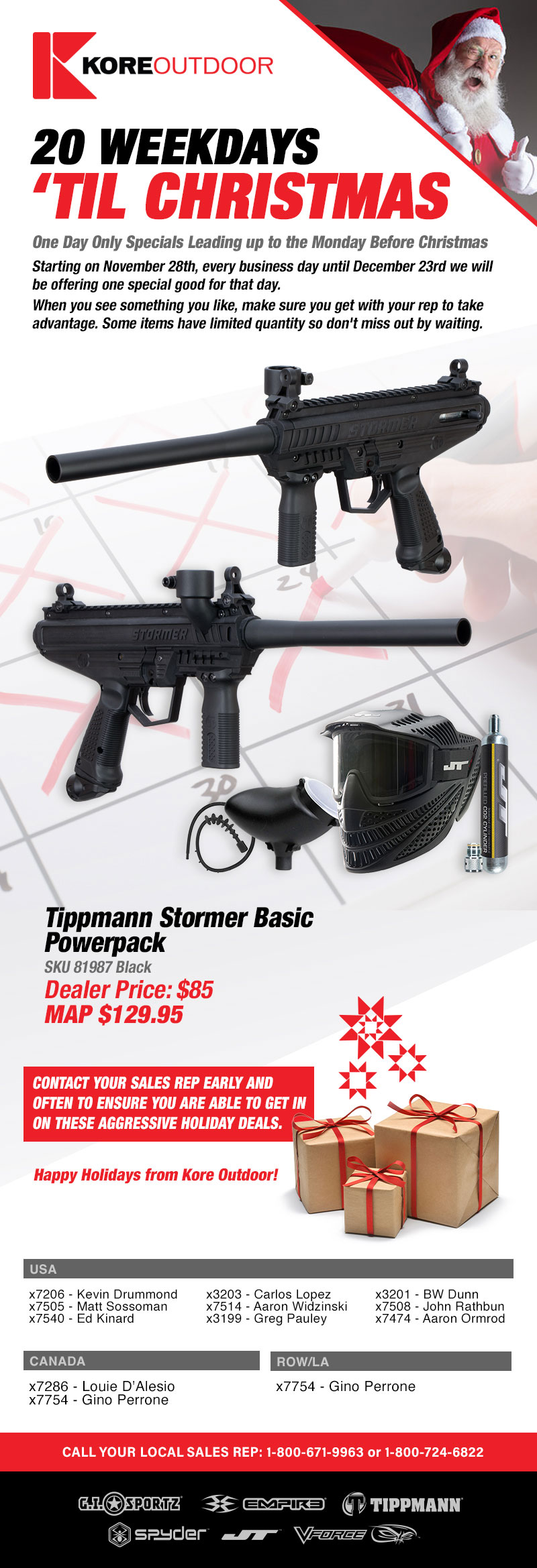 One Day Only Special - Tippmann Stormer Basic Powerpack