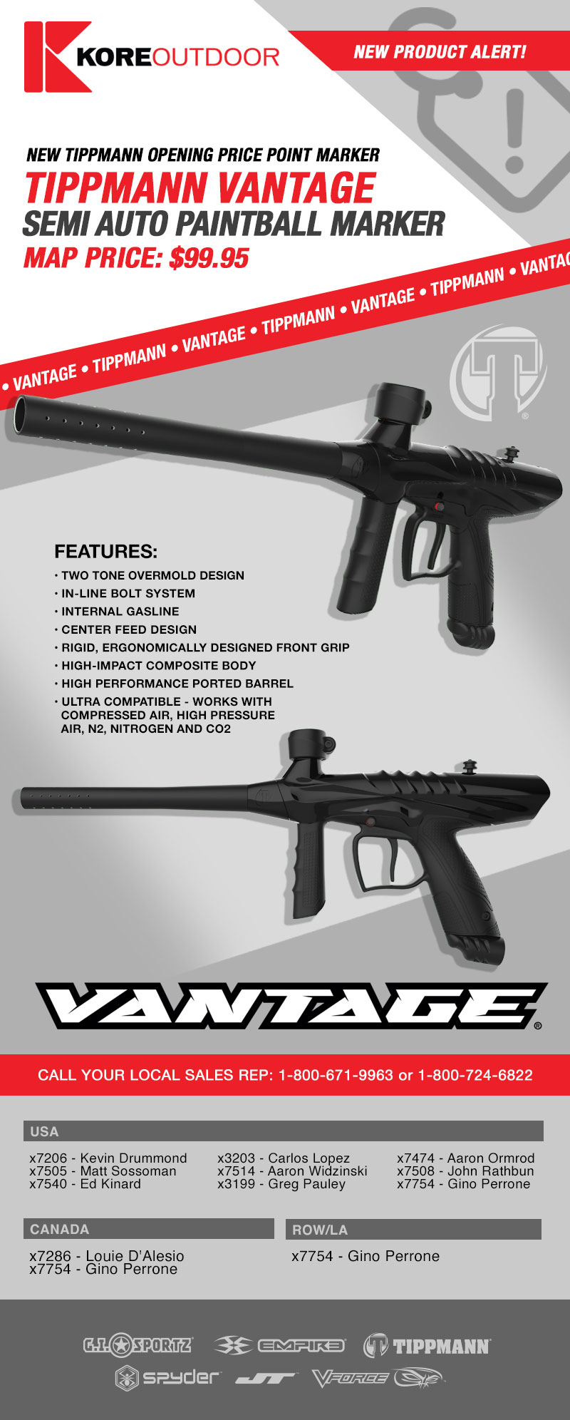 Tippmann Vantage - New Opening Price Point Marker