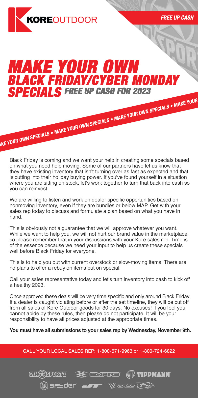 Black Friday/Cyber Monday Specials - MAKE YOUR OWN!