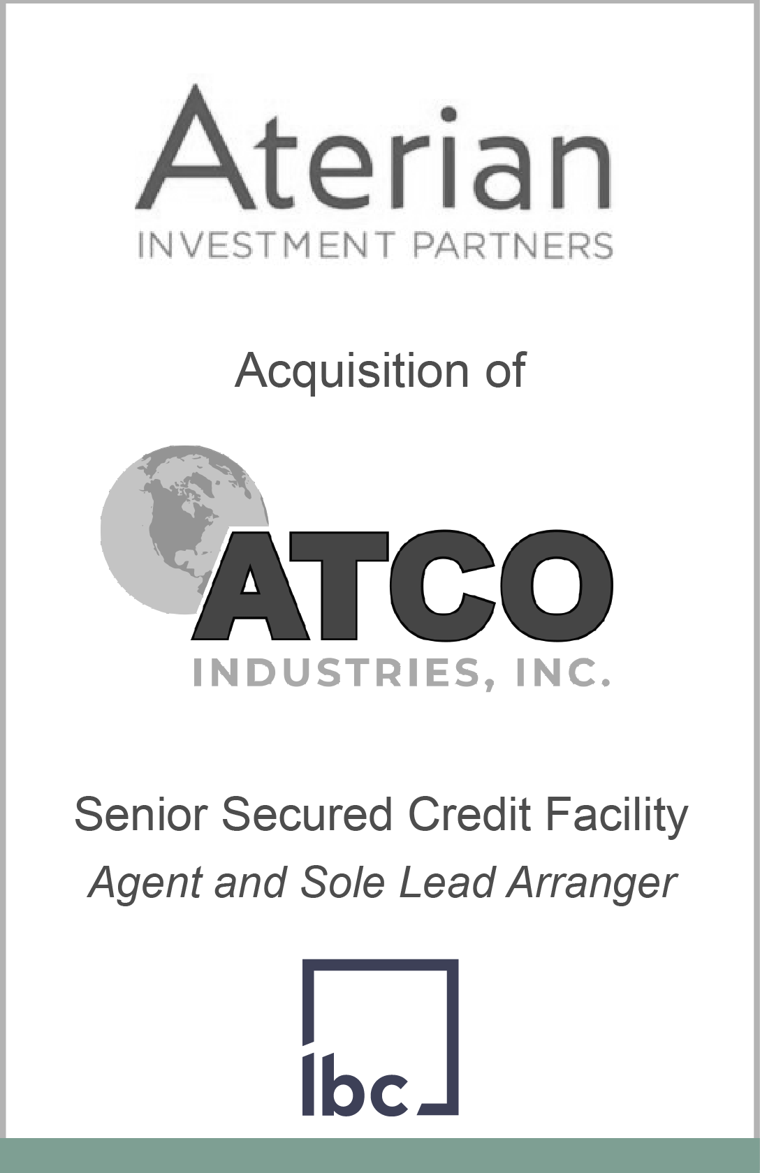 LBC Credit Partners Supports the Acquisition of ATCO Industries, Inc.