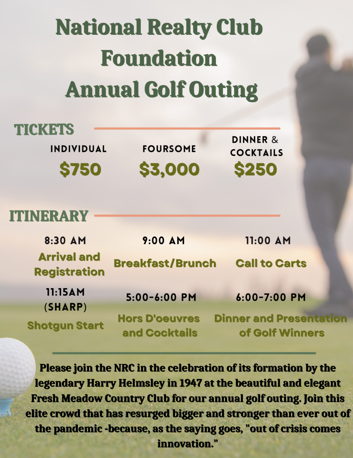 NRC Foundation Annual Golf Outing