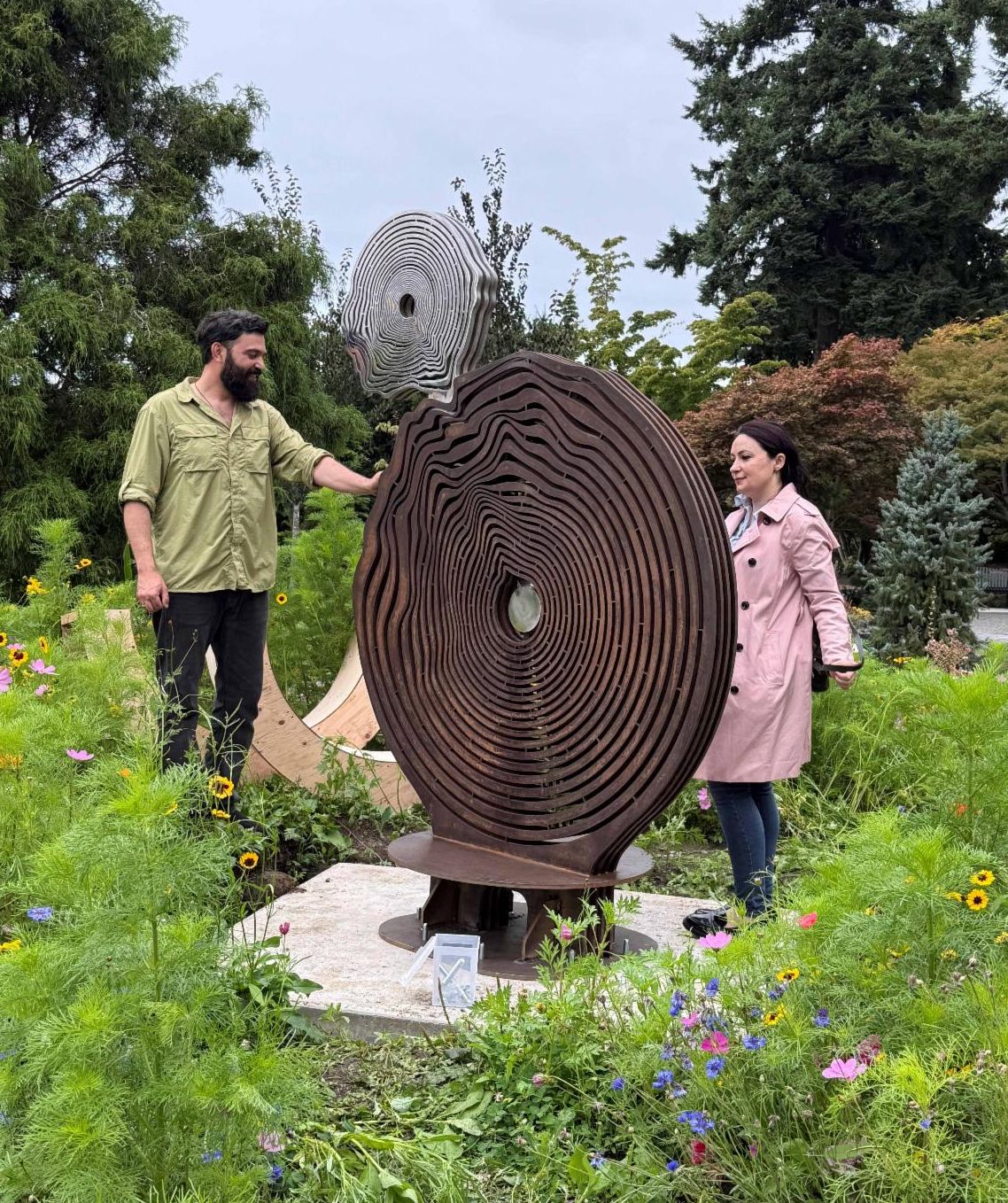 New Sculpture Arrives in the Arboretum