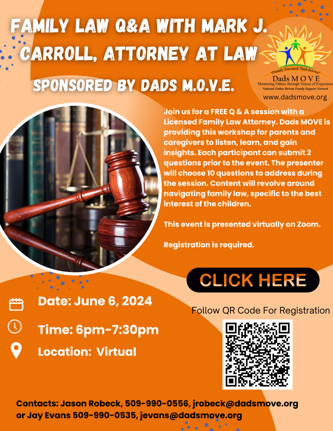 Family Law Q&A with Mark J. Carroll, Attorney at Law, sponsored by Dads ...