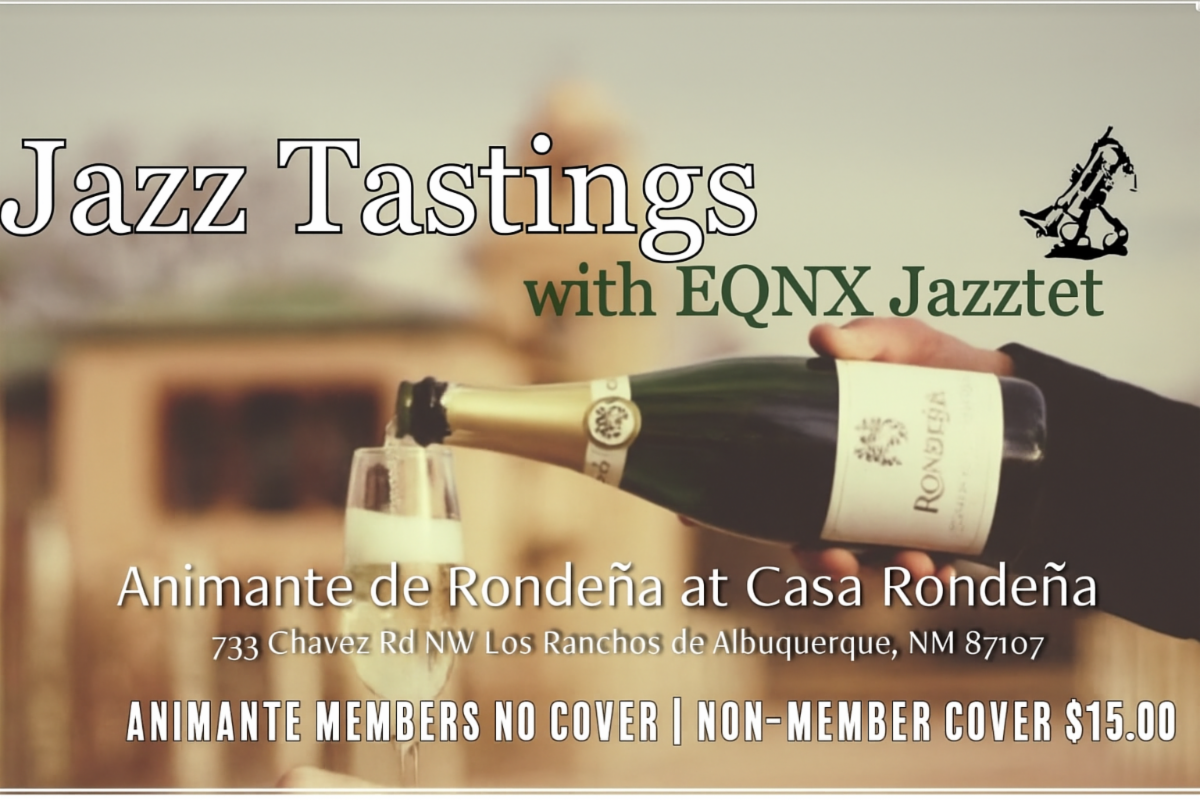 Jazz Tastings with EQNX Jazztet Sept. 12th