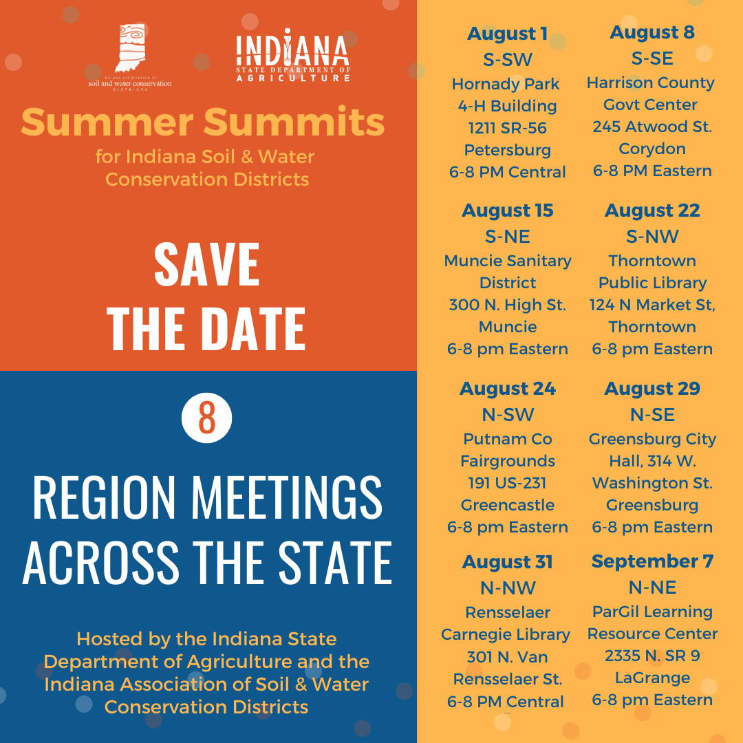 SWCD Summer Summits! Save the Date
