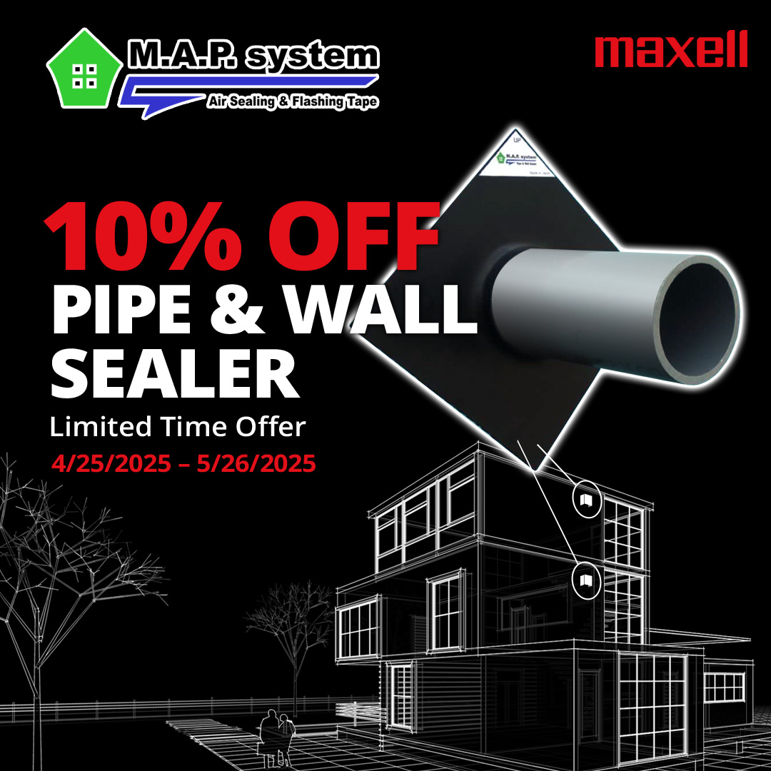 Maxell Unveils Revolutionary M.A.P. System Pipe and Wall Sealer