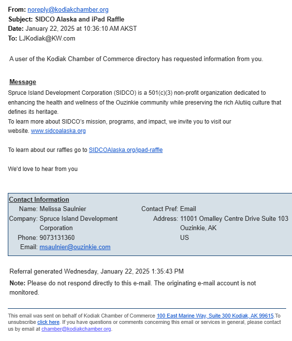 Important: Fraudulent Email Alert