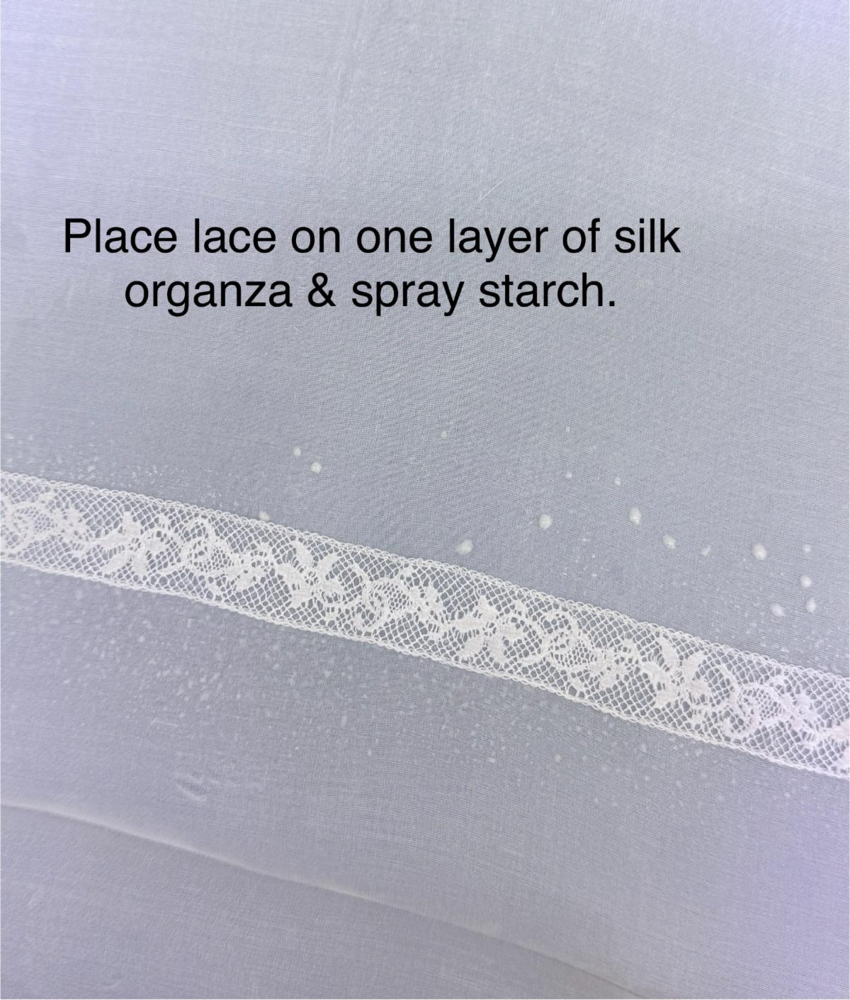 Farmhouse Fabrics- "THURSDAY TIDBIT - Starching French Lace Insertion"
