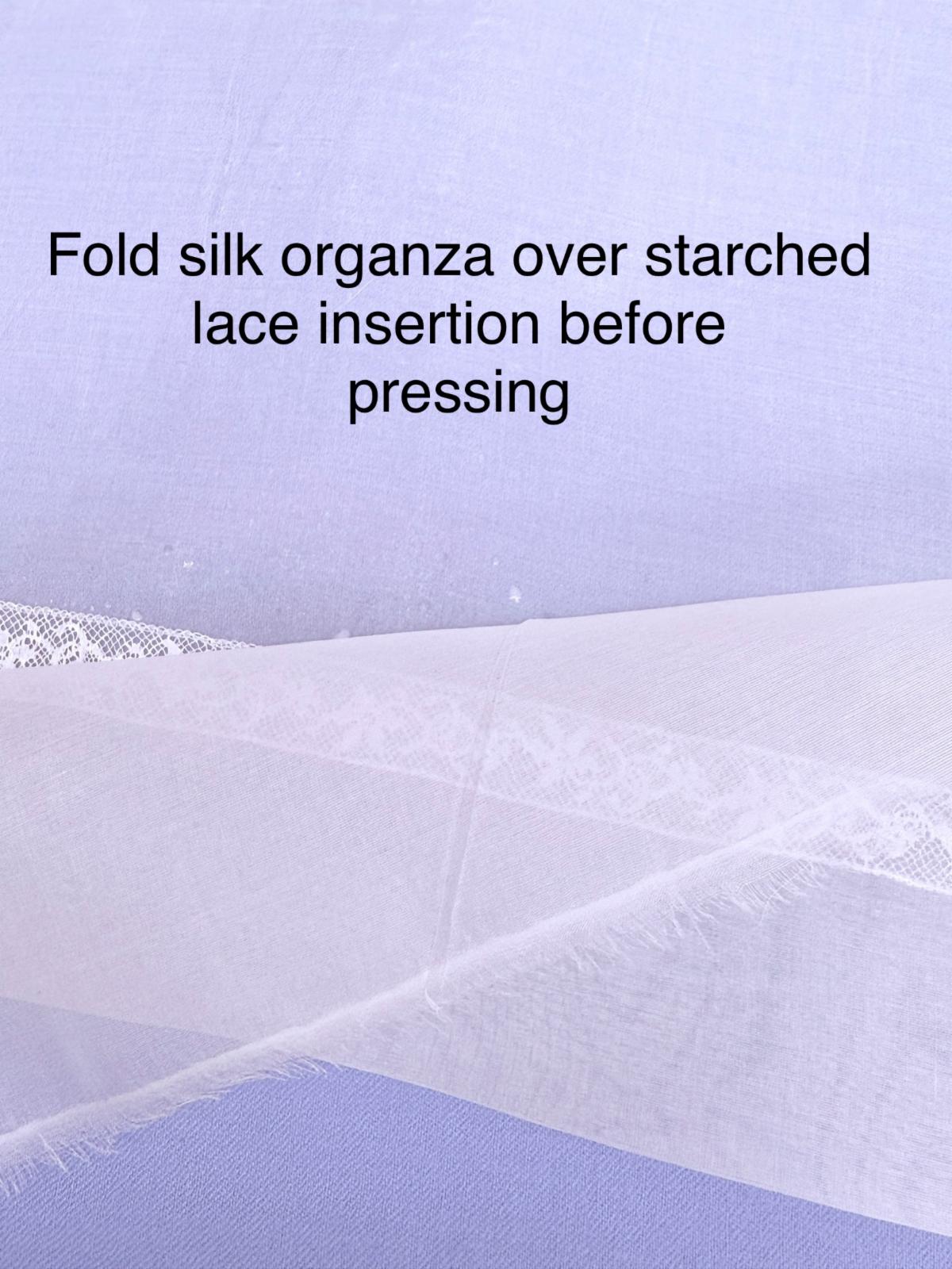 Farmhouse Fabrics- "THURSDAY TIDBIT - Starching French Lace Insertion"