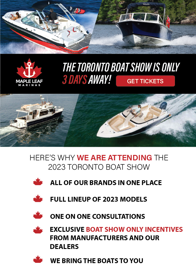 The Toronto Boat Show is 3 days away! Find out why we WILL be there.