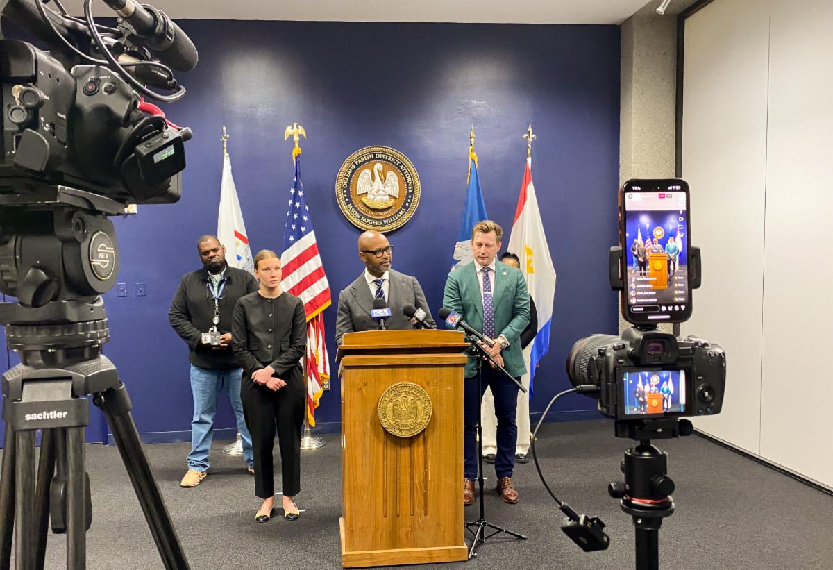 Orleans Parish DA Jason Williams Announces Guilty Verdict in Taylor Berry Domestic Violence ...