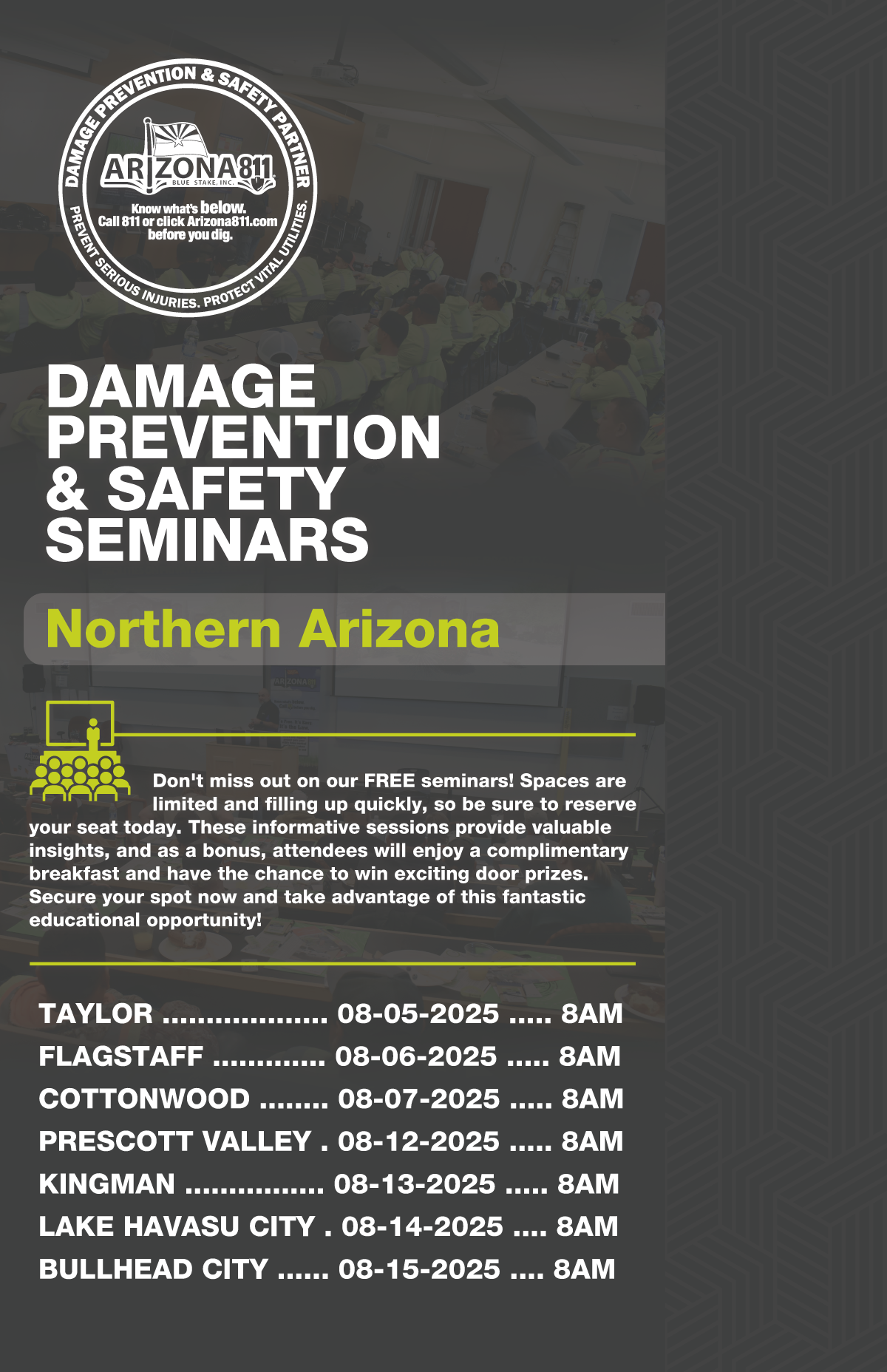 Registration now open for 2025 Northern AZ Damage Prevention & Safety ...