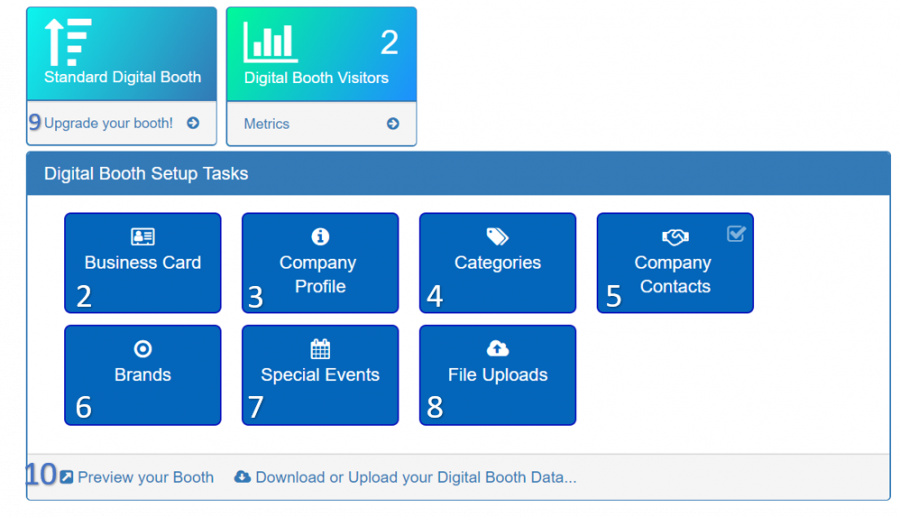 Your Exhibitor Manual & Booth Assignment
