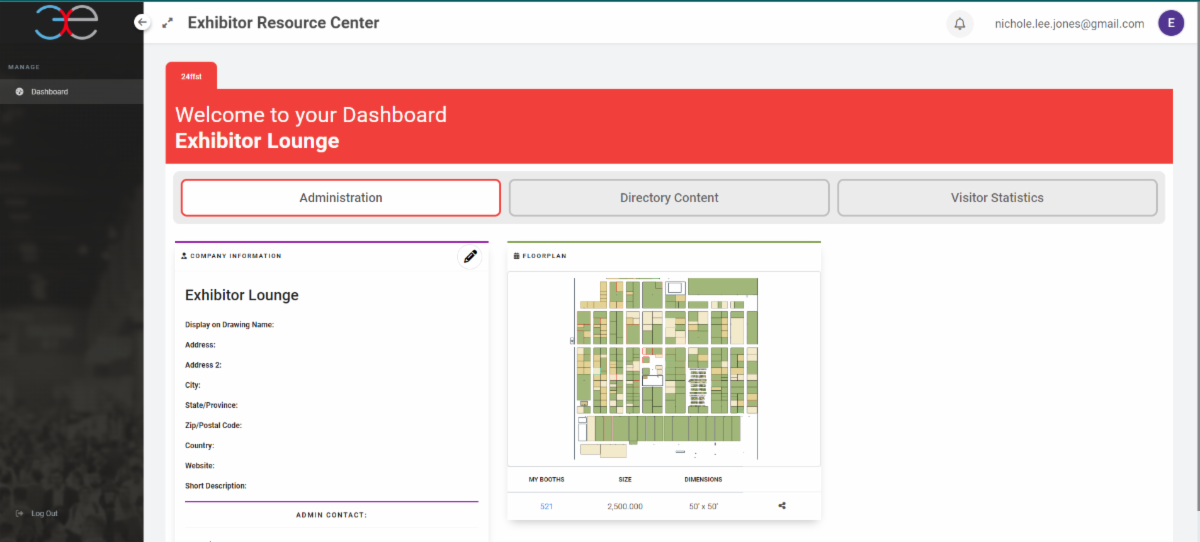 Reminder: Your Exhibitor Manual & Booth Assignment