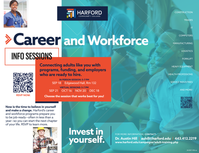Learn about Career and Workforce Programs at Harford