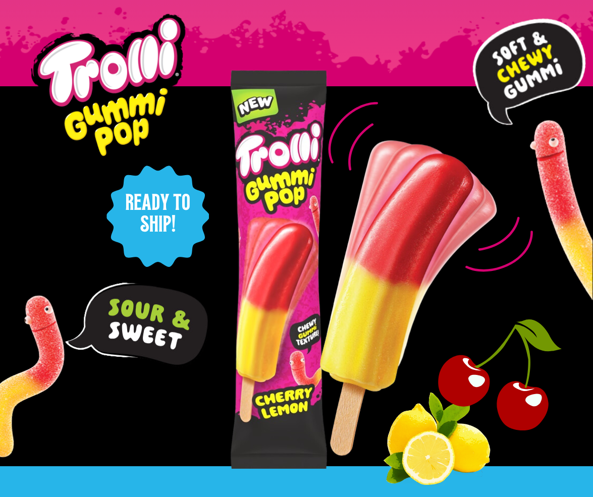 Sour & Sweet: NEW Frozen Trolli Pops Are Ready to Ship!