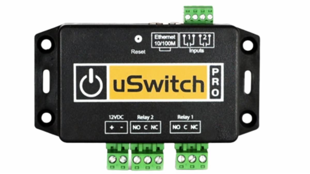 Get Notified From I/O Triggers With uSwitch CS IP Addressable Relay