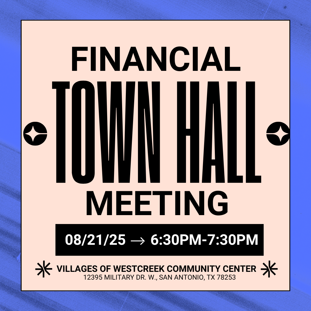 What's The Buzz - *NEW DATE*HOA Financial Townhall Meeting-August 21, 2025